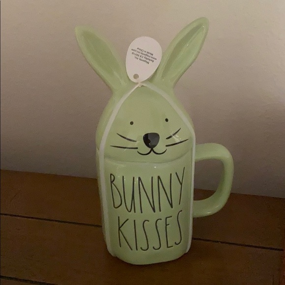 Kitchen | Rae Dunn Bunny Kisses Mug With Topper | Poshmark